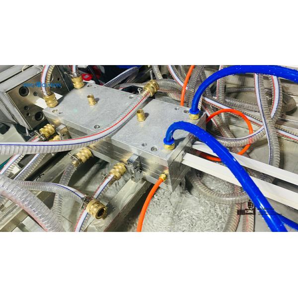 Quality 30kw Automatic PVC Angle Line Making Machine 60-80kg/H for sale