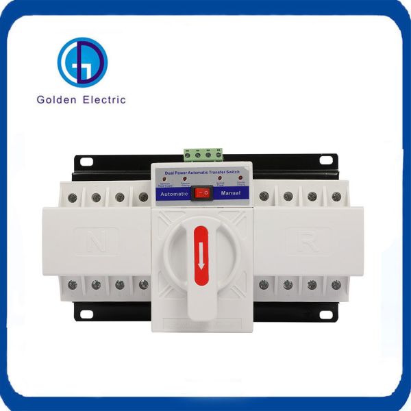 Quality Gdq2 Series ATS 63A 2p 3p 4p Dual Power Automatic Transfer Switch Electrical Manual Changeover Switch for sale