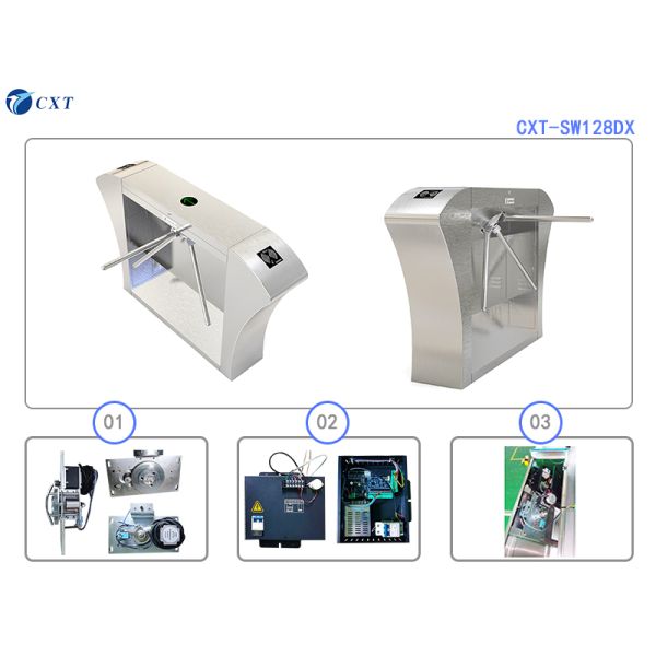 Quality Bi-Directional Tripod Turnstile Gate 35p/m with Alarm Function for sale