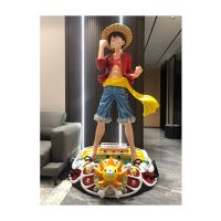 Quality Custom One Piece Character Resin Statue 1 1 Luffy Action Figure for Anime for sale