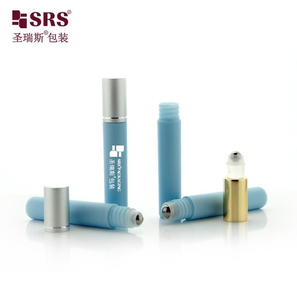 Quality Aluminum Cap PP Round Empty Wholesale Roller Massage Bottle Plastic Roll On Ball for sale