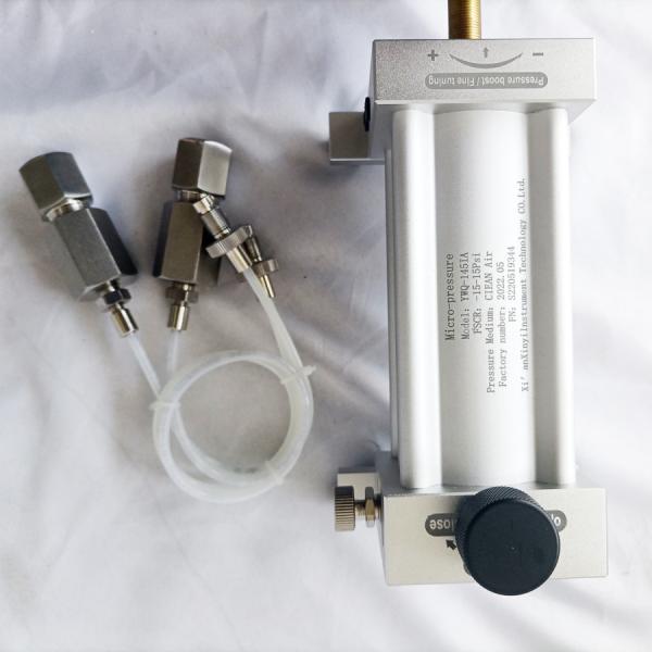 Quality 100kpa Penumatic Pressure Calibrator Pump , Micro Pressure Hand Pump for sale