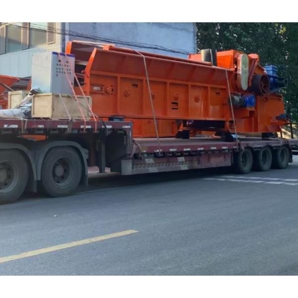 Quality Electric Wood Chipper Machine Automatic Feeding Industrial Wood Shredder for sale