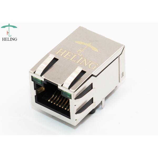 Quality Side Entry PCB Mount 1000Base T RJ45 , 1000M RJ45 Female 8P8C Modular Jack for sale
