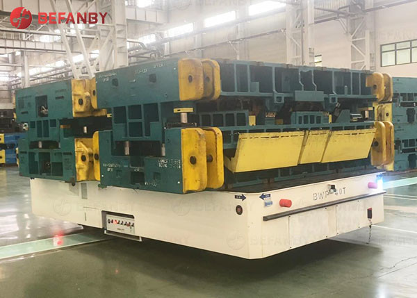 Quality Electric Long Service Life Motorized 80t Transfer Cart for sale