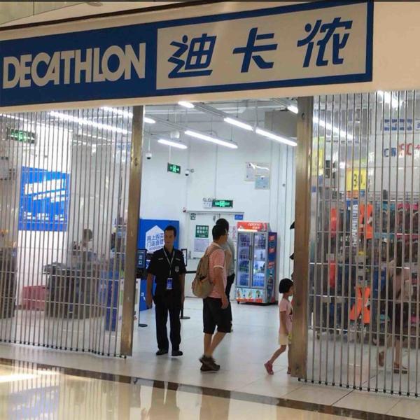 Quality PC Electrically Operated Lateral Sliding Shutter Door PVC Store Security Sliding for sale