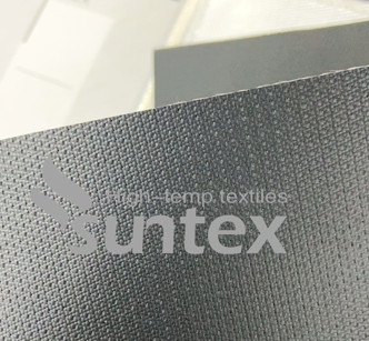 Quality Good weather resistance Stress Relief Vibration Black Neoprene Coated Fiberglass for sale