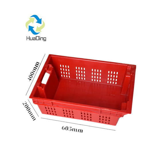 Quality 1T Capacity Plastic Misplaced Basket Crates for Food and Vegetables In Racking System for sale