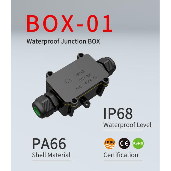 Quality IP68 Outdoor Electrical Junction Box 2 Way Waterproof Terminal Box for sale