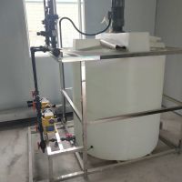 Quality 2000L/h Polymer Dosing Unit , 0.18Kw Dry Powder Mixing Machine for sale