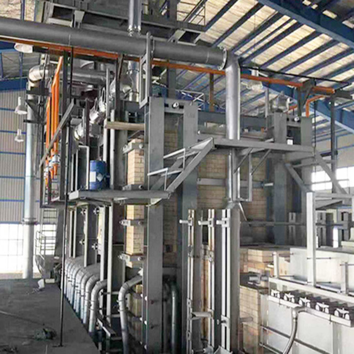 Quality Glass Material Melting 10 TPD Small Recuperative Furnace for sale