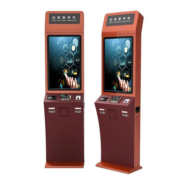 Quality Floor Standing Customized Capacitive Touch Screen Kiosk - Self Service Digital Signage Solution for sale