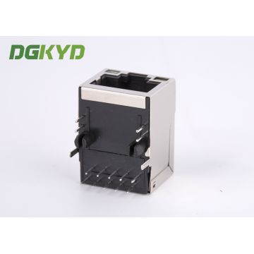 Quality 10 PIN RJ45 With Integrated Magnetics Gigabit Cat 6 RJ45 Connector for sale