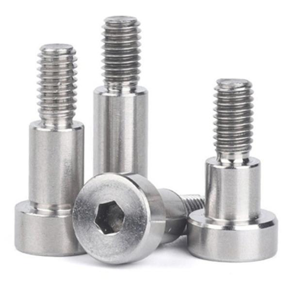 Quality Stainless Steel Hex Flange Shoulder Bolt Flat Head High Precision for sale