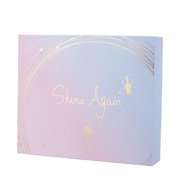 Quality Pink Blue 300gsm Art Paper Custom Luxury Apparel Boxes Hot Stamping for sale