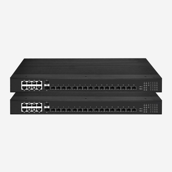 8GE 18G SFP Industrial Gigabit Ethernet Switch Unmanaged 19" Standard ...