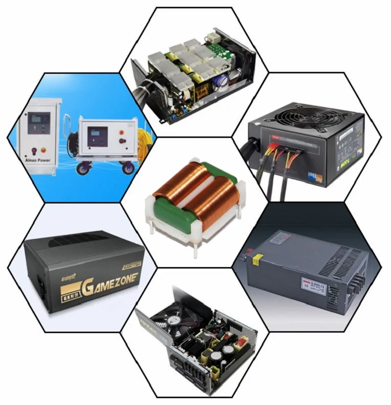 Vertical/Horizontal High Current Flat Wire Winding Common Mode Filter Inductors (SQ/UC3325 Series)
