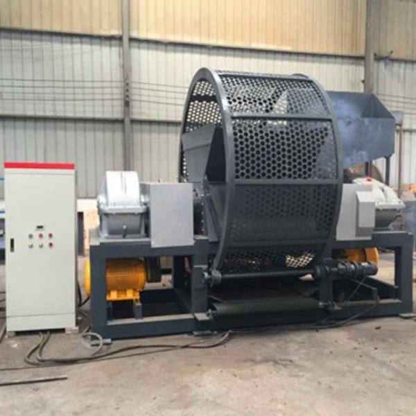 Quality Vertical Structure Old Tire Recycling Shredder for Rubber Powder Making for sale