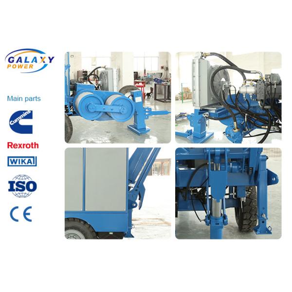 Quality 10 Groove Conductor Stringing Machine , 220KN Max Intermittent Pull Power Line for sale