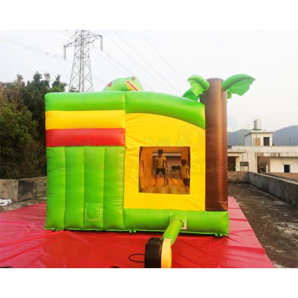 Quality Dinosaur Inflatable Bounce Houses Kids Jumping Castle Combo Slide for sale
