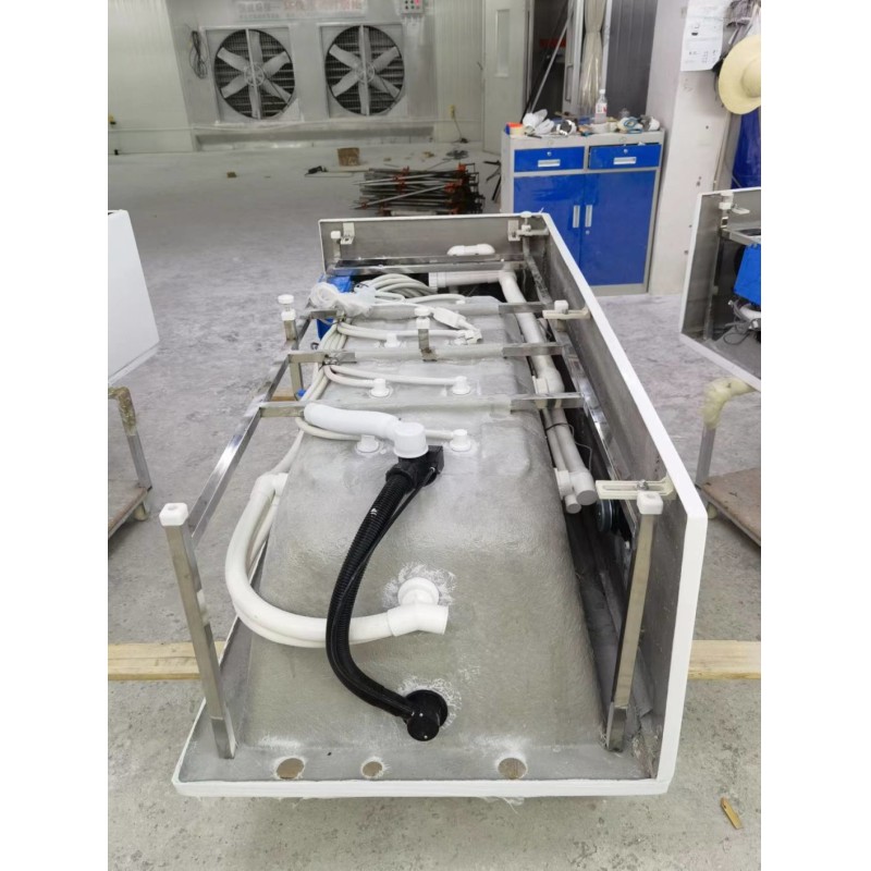 Rectangular 1700mm Hydro Massage Acrylic Bathtub Assembled Panels