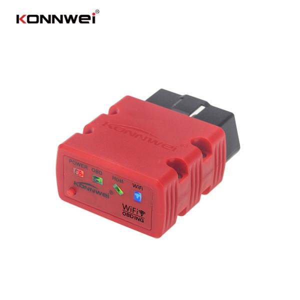 Quality 12V Konnwei OBD2 Scanner Wifi Car Diagnostic Tool Smart Gauge 24 Months Warranty for sale