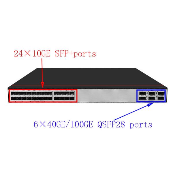 Quality 24 Port Managed Network Switch for and Ethernet Connectivity S6735-S24X6C for sale