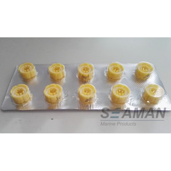 Quality Replacement Bobbin For Inflatable Life Jackets Water Sensitive White Pill for sale