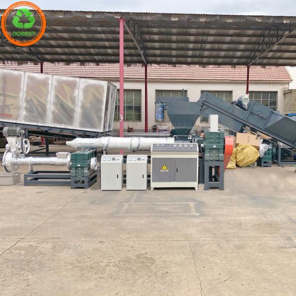 Quality Clean Plastic Pellets Production Equipment Waste PP PE Plastic Water Ring for sale