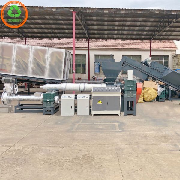Quality Clean Plastic Pellets Production Equipment Waste PP PE Plastic Water Ring Granulator for sale