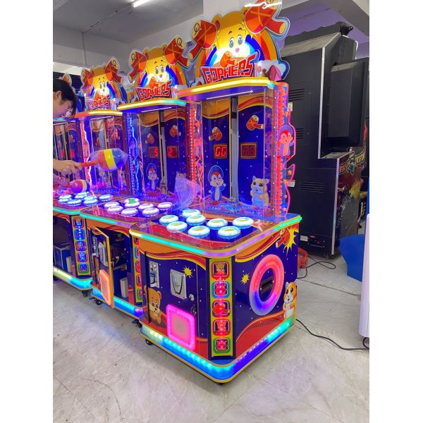 Quality PlayFun Kids Coin Operated Redemption Arcade Game Small Hammer Hitting Beating for sale