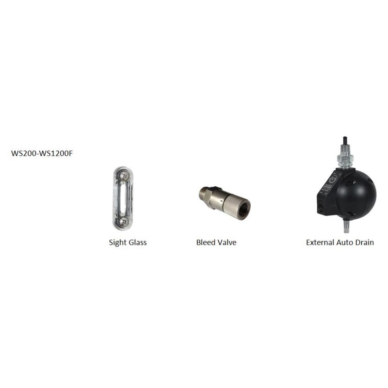 Compressed air condensater