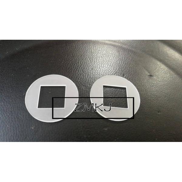 Quality Al2O3 Single Crystal Sapphire Optical Windows Custom Shape With Square Round Hole for sale