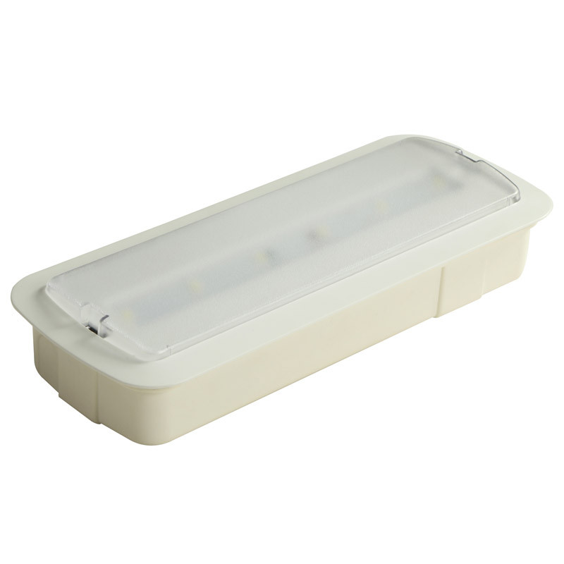 Quality Exterior SMD 5730 LED Rechargeable Emergency Bulkhead Lamp Ni-Cd Battery L116N for sale