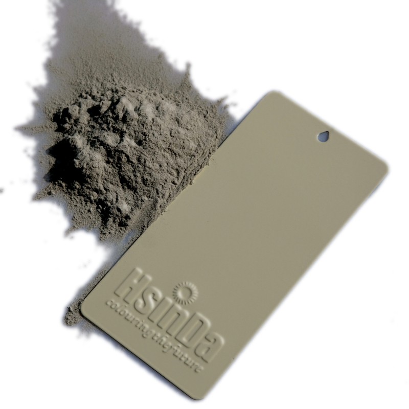 Fast-curing epoxy powder coating for aluminum wiremesh