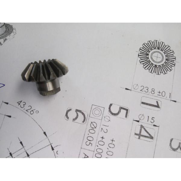Quality 9 Module 90 Degree Spur Gear Straight Tooth Gear Shaping for sale
