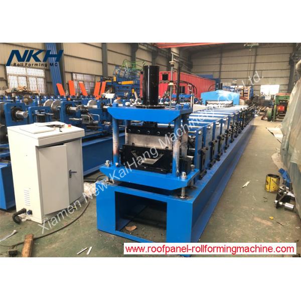 Quality Cr12 Blade Shutter Door Guide Rail Roll Forming Machine for sale