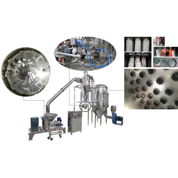 Quality High Capacity Industrial Pulverizer Machine 500 Mesh Icing Sugar Powder for sale