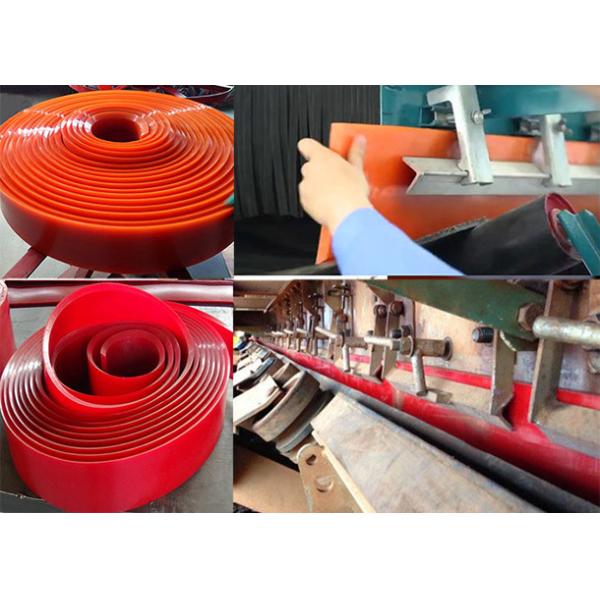 Quality Polyurethane Skirt Rubber For Conveyor Mining Bulk Material Handling for sale