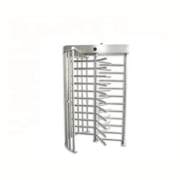 Quality Automatic Entrance Waist Full Height Turnstile With Card Reader Face Recognition for sale