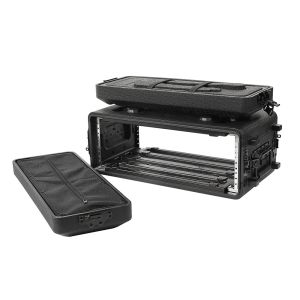 Quality Waterproof PE 10" Depth 3u Shallow Rack Case / 3u Road Case for sale