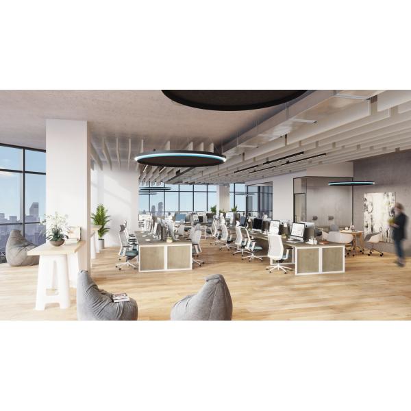 Quality Office Ceiling Baffles RAL White Wood Wool Cement Acoustic Panels Sound Absorption Board for sale