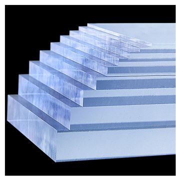 Quality 8-30mm Clear Acrylic Mirror Sheet Engravable Customised For Laser Cutting for sale