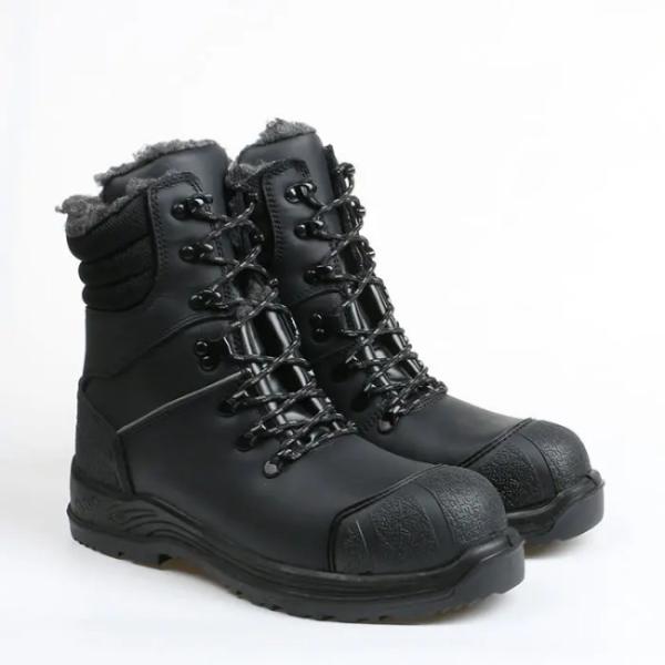 Quality S3 Certified Cold Resistant Lightweight Safety Boots with Steel Toe for Winter Workplaces for sale