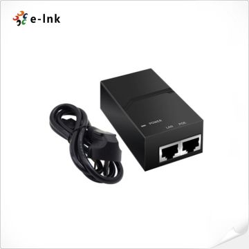 Quality 48V 24W Power Over Ethernet Injector 10/100/1000Mbps 200kHz With Power Cord for sale
