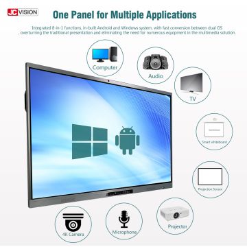 Quality 86" 4K Digital 20 Points Touch OLED Display OPS Conference Interactive for sale