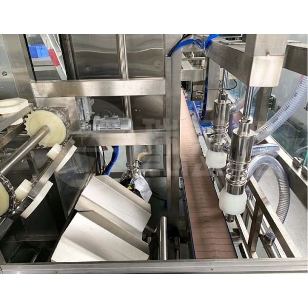 Quality 3/5 Gallon Barrel Drinking Water Beverage Filling Line , Automatic Capping Machine for sale