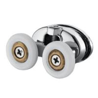Quality OEM Polished Metal Sliding Door Rollers Zinc Alloy Top Pulley 30kg Cpacity for sale