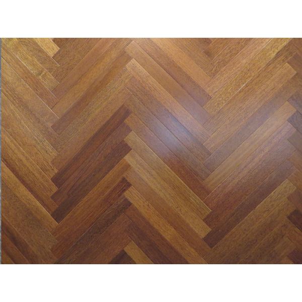 Quality Merbau Herringbone Engineered Wood Flooring 350-1200mm Enviromental for sale