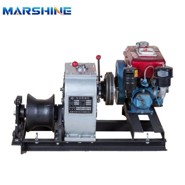 Quality Portable Diesel Power Winch Capstan For Underground Cable Pulling And Tensioning for sale